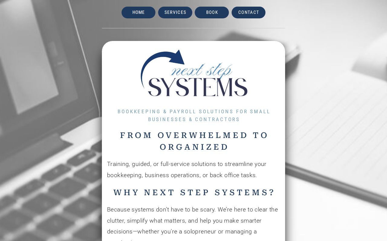 Next Step Systems Bookkeeping & Tax Preparation